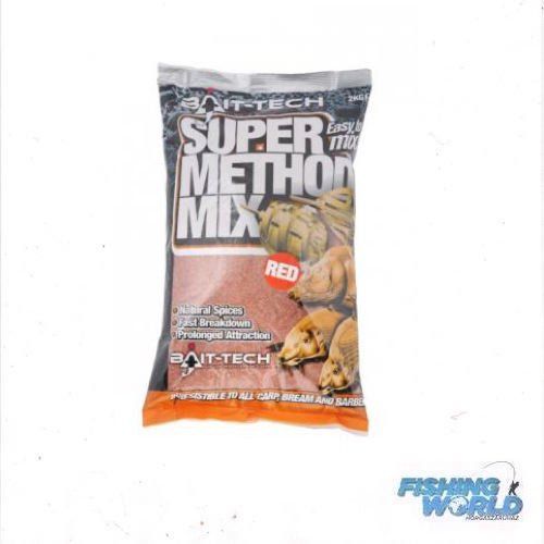 BAIT-TECH SUPER METHOD MIX RED 1KG - FishingWorld